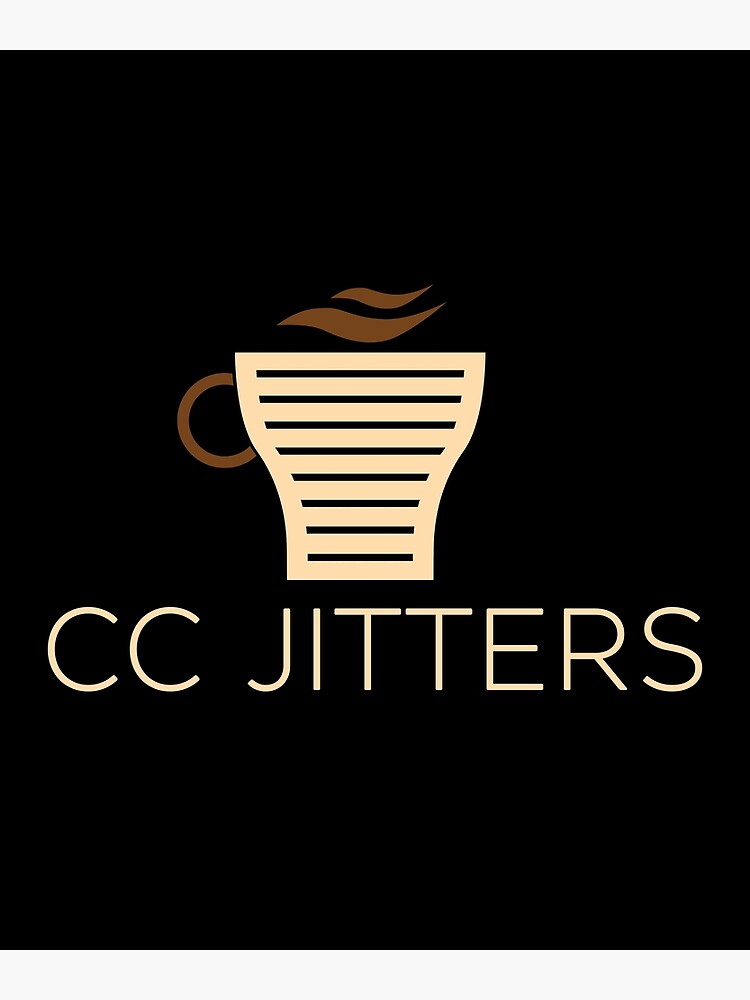 "CC Jitters fictional logo" Art Print by landobry | Redbubble