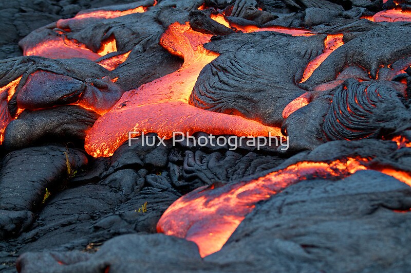 "lava oozing out of rocks" by Flux Photography | Redbubble