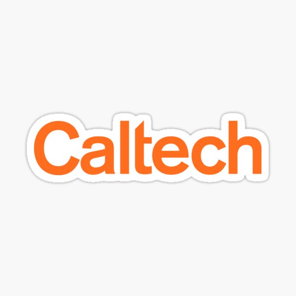 "Caltech Logo" Sticker for Sale by burnellll | Redbubble