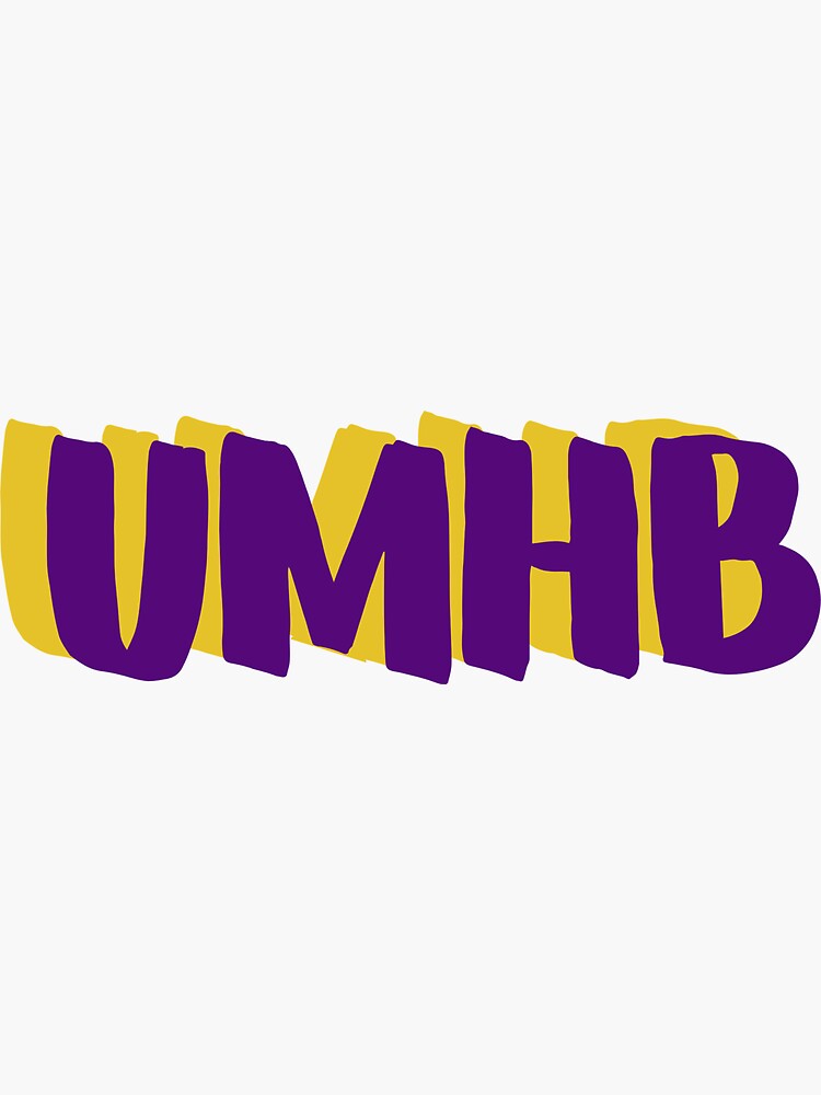 "UMHB 3 by Han Ban" Sticker for Sale by hannahhux | Redbubble
