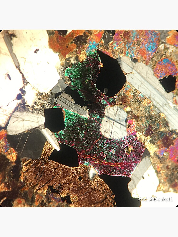 "Skaergaard Gabbro thin section" Throw Pillow for Sale by RedishBeaks11 ...