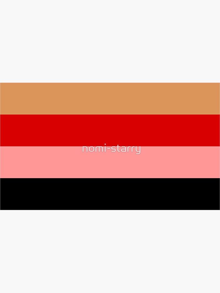 "Cannibalism Pride Flag" Sticker for Sale by nomi-starry | Redbubble