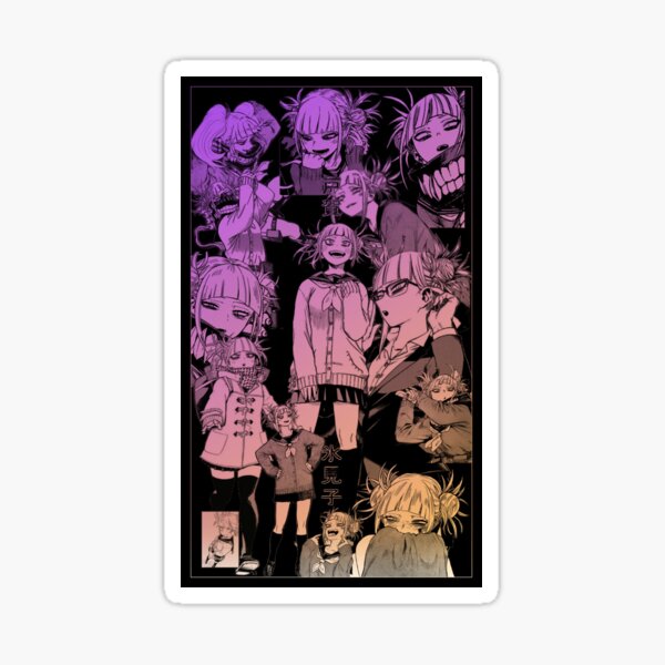 "Toga Himiko Manga Cap Edits" Sticker for Sale by racco-cako | Redbubble