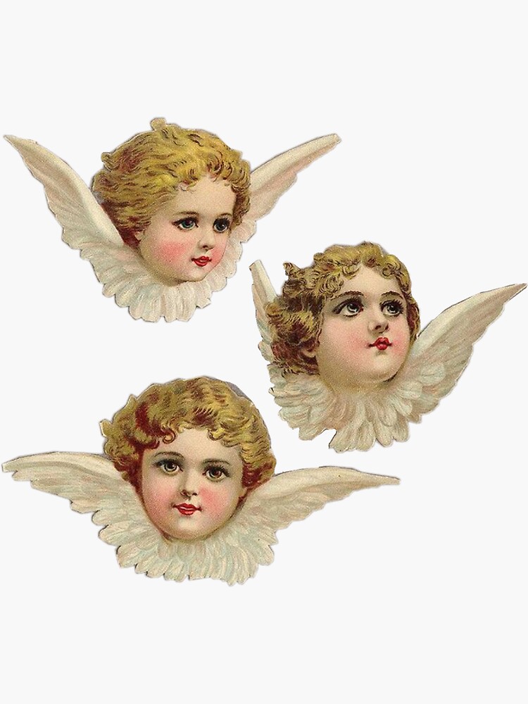 "Three Cherubs" Sticker for Sale by cinlali | Redbubble