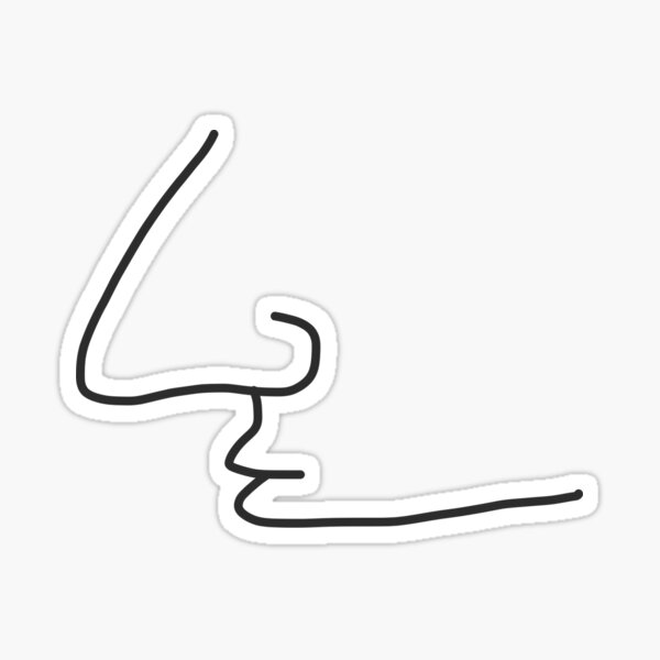 "Nose Face" Sticker by kordis | Redbubble