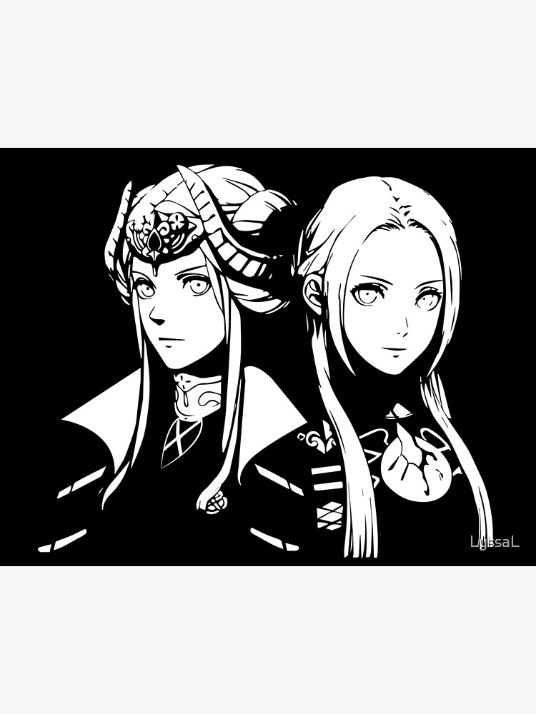 "Edelgard Fire Emblem Drei Häuser - Pre & Post Time Skip" Fotodruck von ...