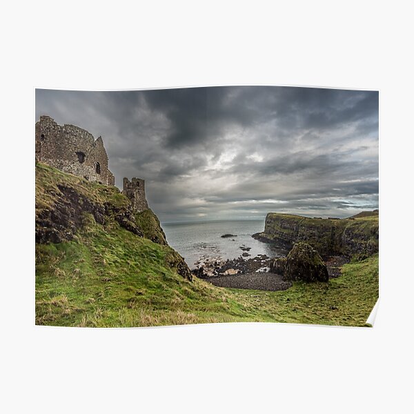 "Dunluce Castle" Poster by mattmalloy | Redbubble