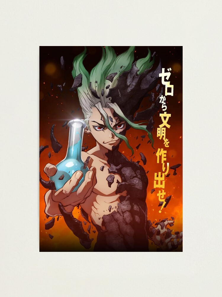 "Dr. Stone poster" Photographic Print for Sale by fusudrama | Redbubble