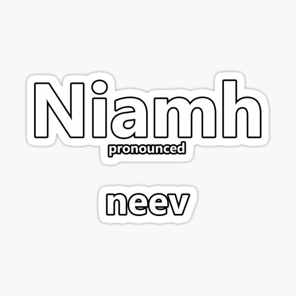 Niamh Stickers | Redbubble