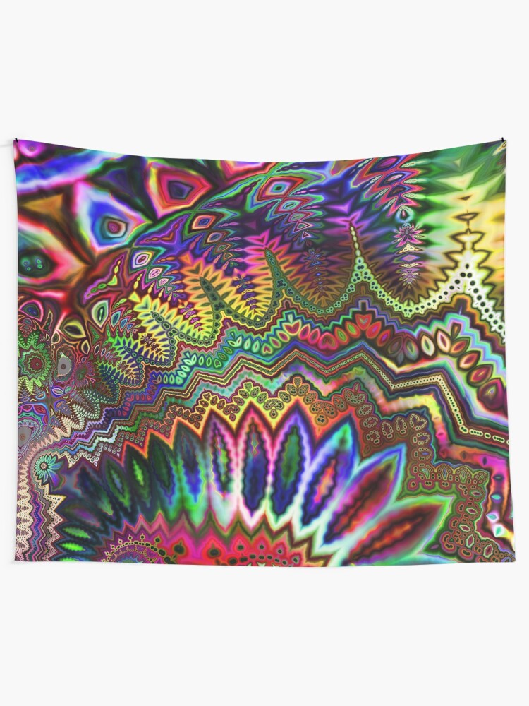 Free Spirit Acid Rainbow | Tapestry sold by Guilherme Lopes | SKU ...