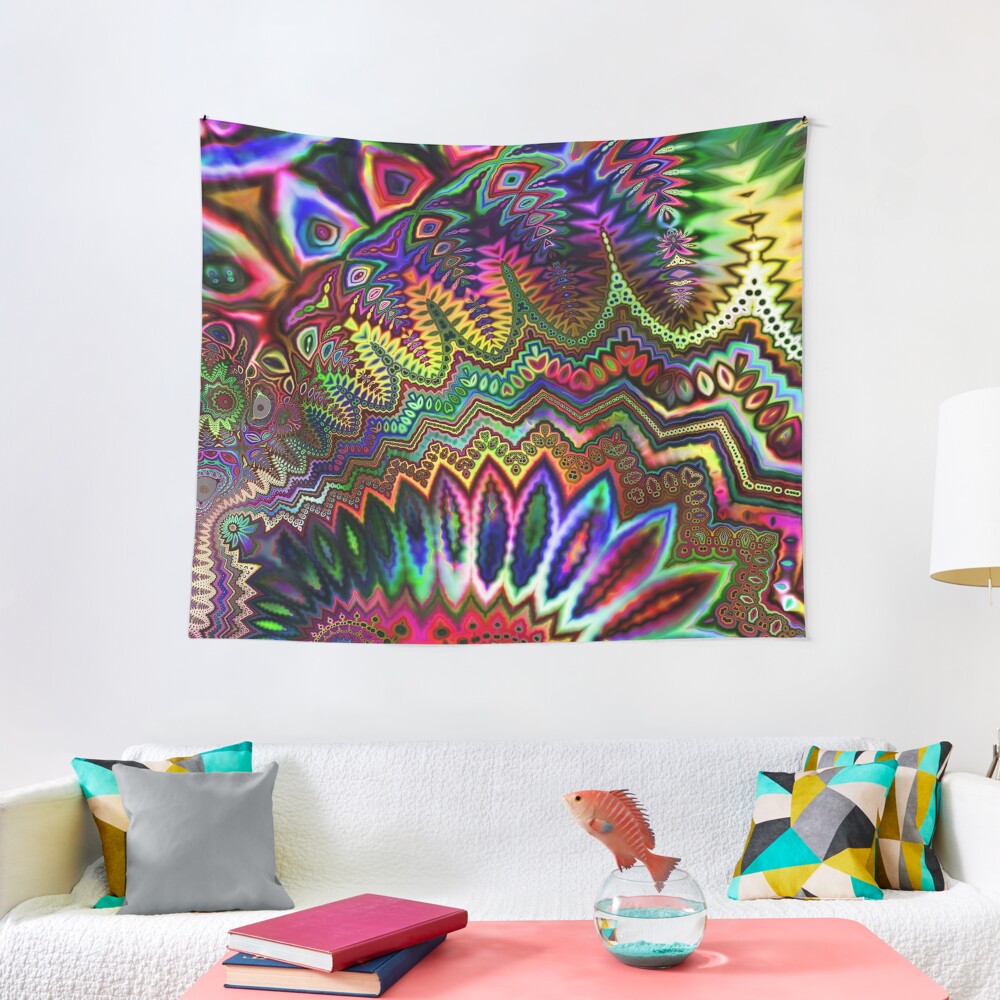 Free Spirit Acid Rainbow | Tapestry sold by Guilherme Lopes | SKU ...