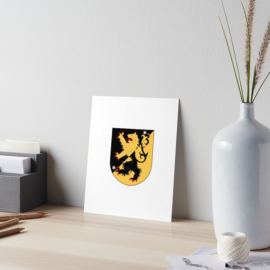 "Coat of Arms of Skaraborg County (Skaraborgs län), Sweden" Art Board ...