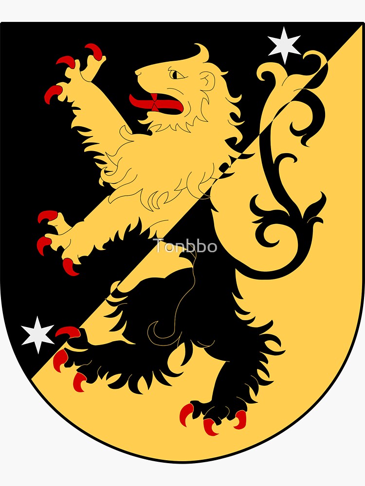 "Coat of Arms of Skaraborg County (Skaraborgs län), Sweden" Sticker for ...
