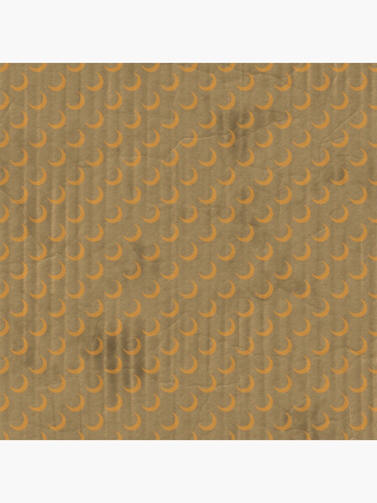 "Distressed Orange Moons" Sticker by BadTigerDesign | Redbubble