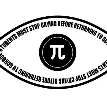 "Stop crying" Sticker for Sale by Soll-E | Redbubble