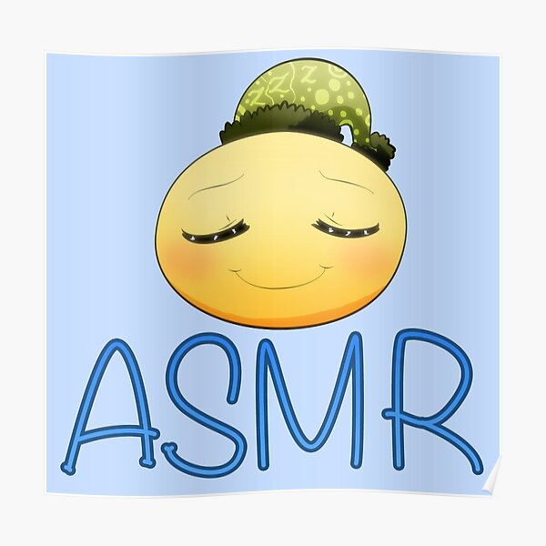 "ASMR" Poster for Sale by jucamovi1992 | Redbubble