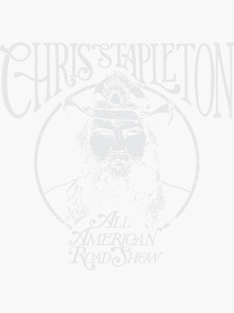 "Chris Stapleton " Sticker for Sale by hannell | Redbubble