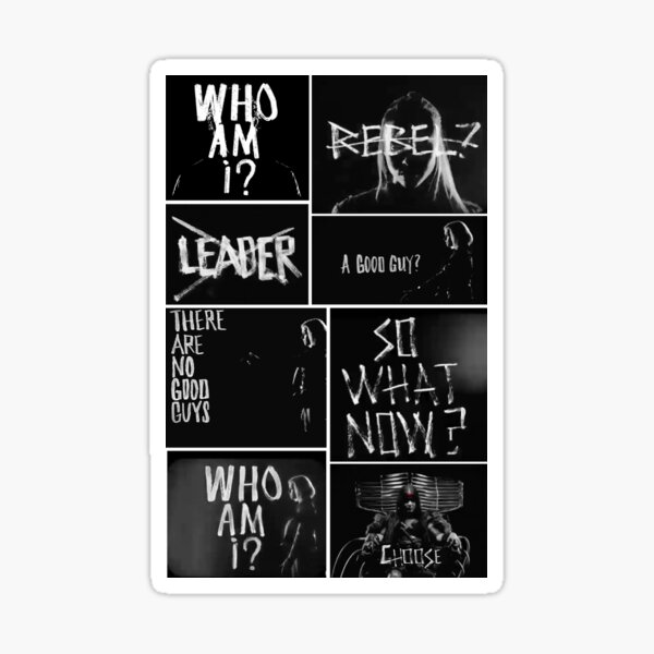"Who I am?" Sticker by PatriceLieb | Redbubble