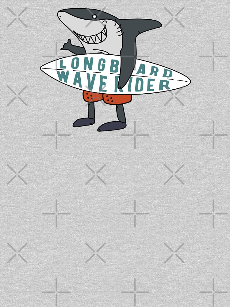 "Surf Sticker Shark Shaka Sign" Long Sleeve T-Shirt for Sale by ...