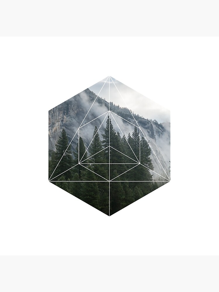 "Geometric Forest" Art Print by KyleEverts | Redbubble