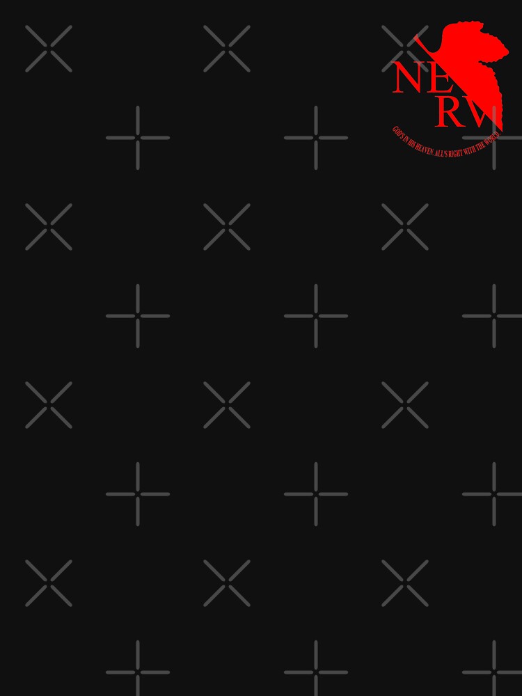 "Evangelion NERV" T-shirt for Sale by fareast | Redbubble | neon ...