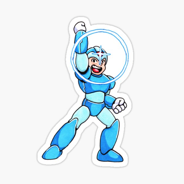 "Mega Man X: X" Sticker by theknobbywood | Redbubble