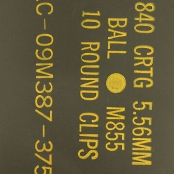 "5.56 Ammo Can Markings" Sticker for Sale by tacticalyeet | Redbubble