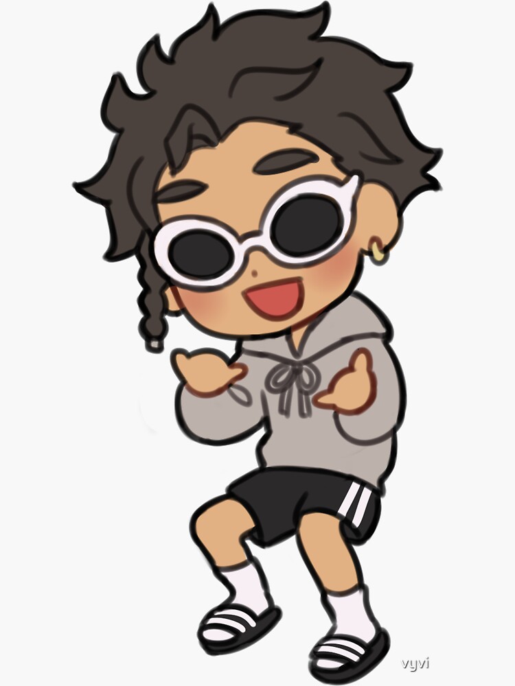 "soundcloud rapper claude" Sticker for Sale by vyvi | Redbubble