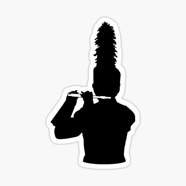 "Marching Band Piccolo" Sticker for Sale by Vistascribe | Redbubble