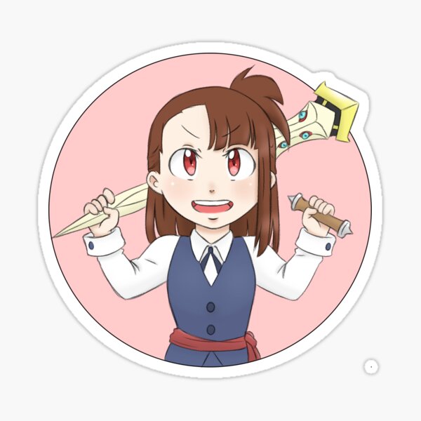 "Akko sticker" Sticker for Sale by hinariokisawa | Redbubble