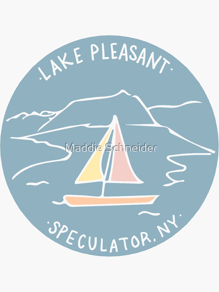 "Lake Pleasant " Sticker for Sale by MaddieandRenee | Redbubble
