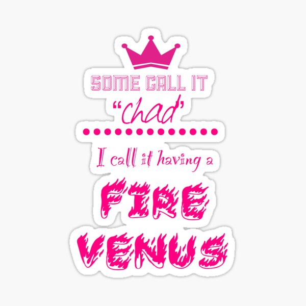 "FIRE VENUS" Sticker for Sale by wingedshewolf | Redbubble