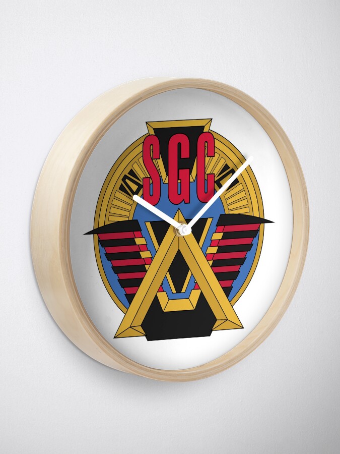 "Stargate Command" Clock for Sale by Darasuum | Redbubble