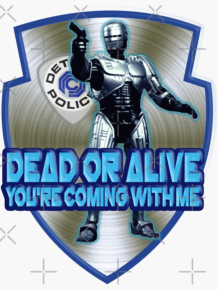 "RobCop" Sticker for Sale by DBnation | Redbubble