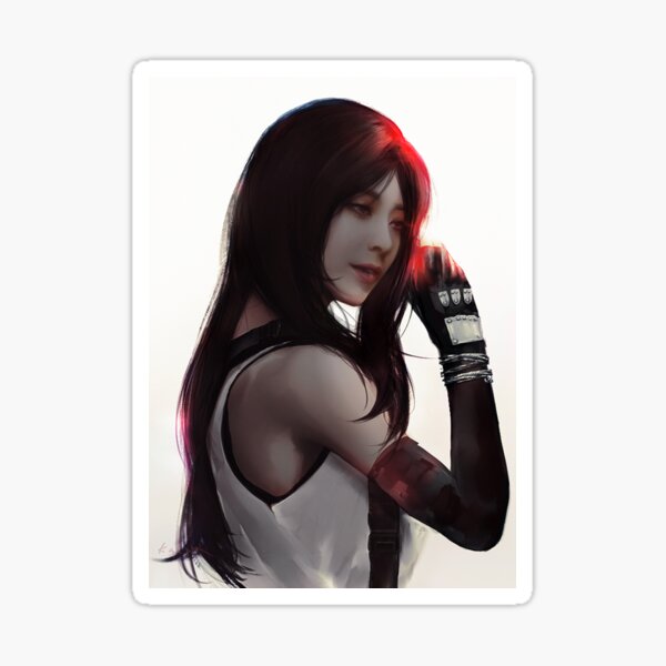 "Tifa Lockhart" Sticker for Sale by pumpkinMKc | Redbubble