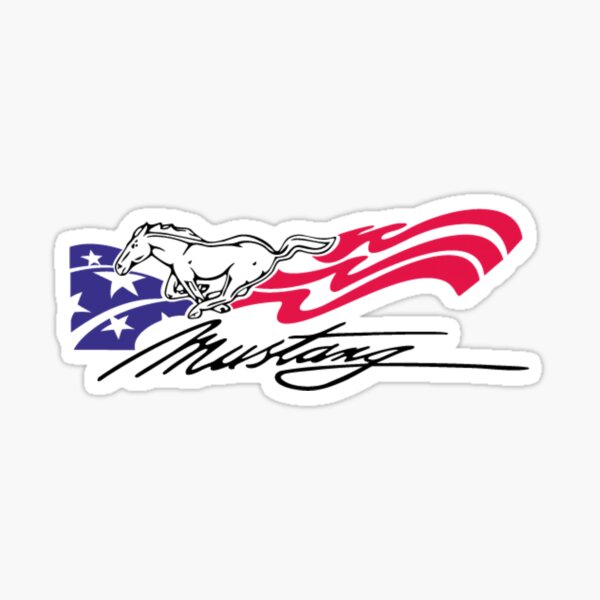 Ford Mustang Stickers | Redbubble