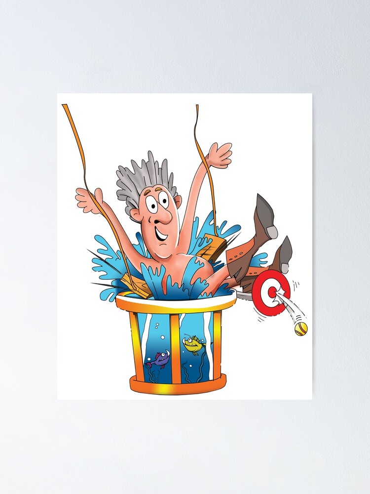 "Dunk Tank outdoor entertainment" Poster for Sale by narenz03 | Redbubble
