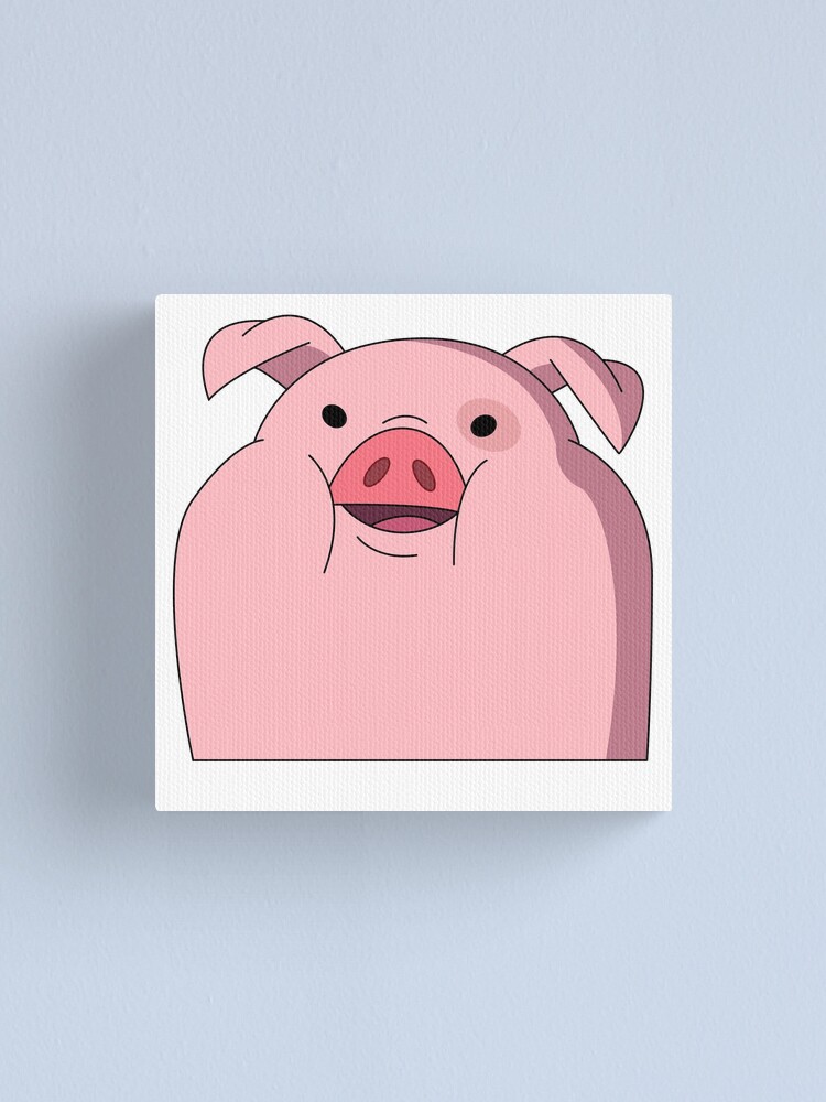 "Waddles gravity falls" Canvas Print by MarkChrissan | Redbubble