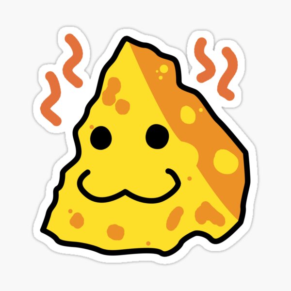 "StinkyCheese " Sticker for Sale by JamesCMarshall | Redbubble