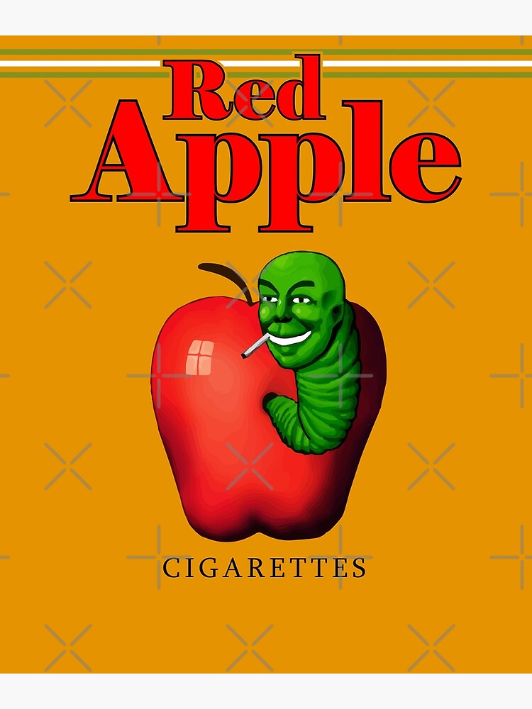 "Red Apple Cigarettes" Photographic Print for Sale by breh-art | Redbubble