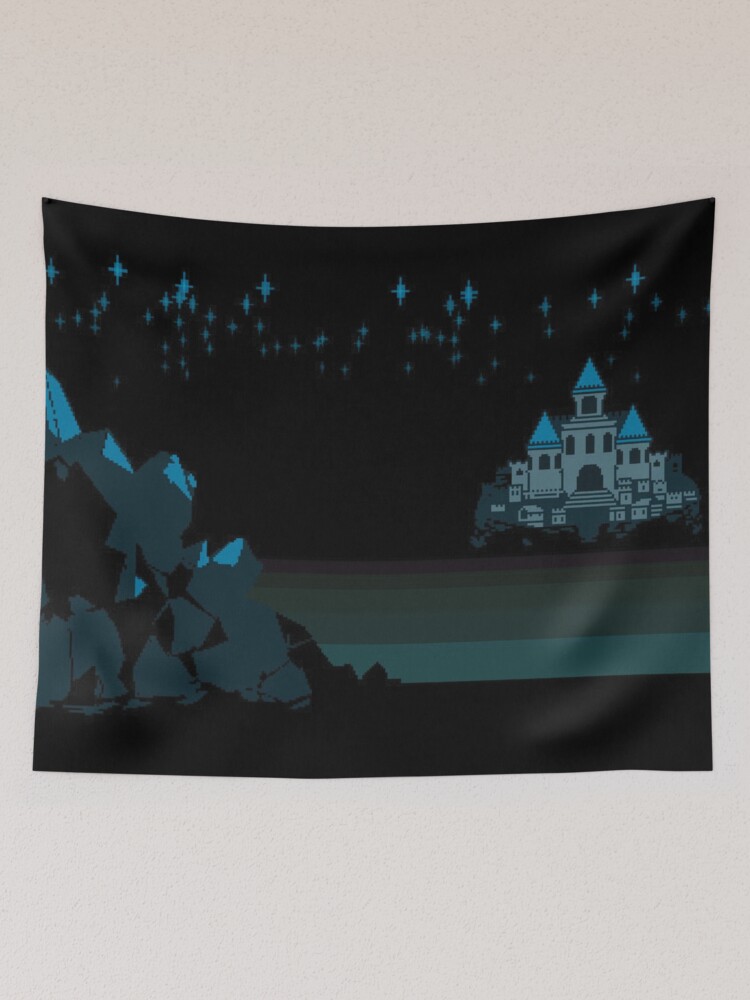 "View of the Castle from Undertale" Tapestry for Sale by merelynnr ...