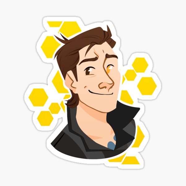 "Atlas Rhys Sticker" Sticker for Sale by annaleighart | Redbubble