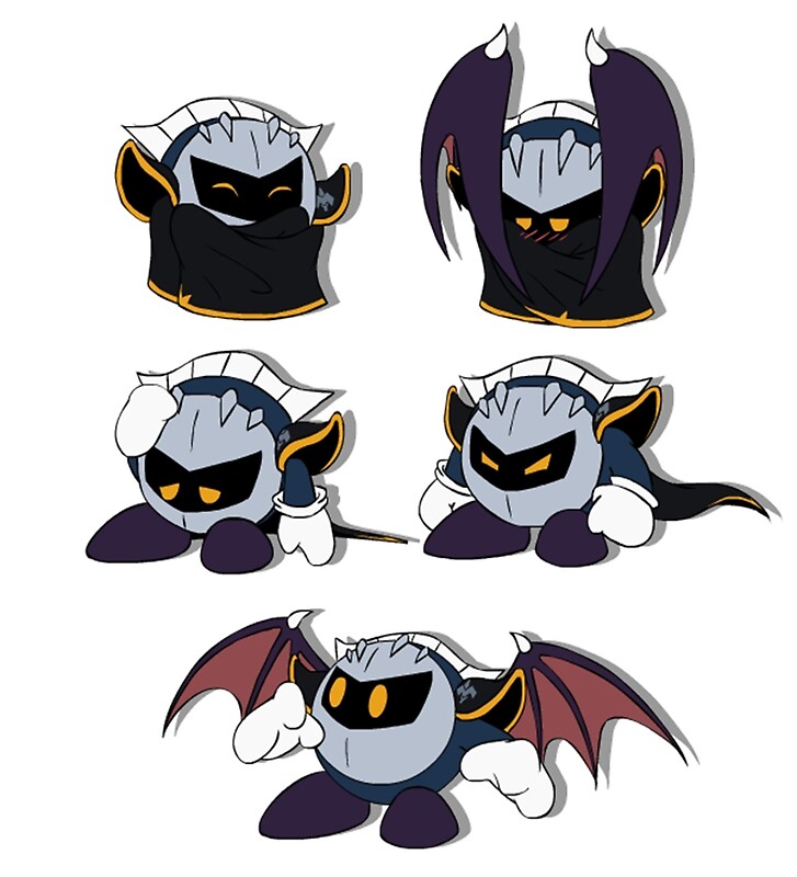 "Meta Knight Expressions" by VibrantEchoes | Redbubble