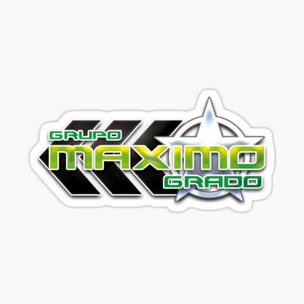 "Grupo Maximo Grado" Sticker by Faerber29 | Redbubble