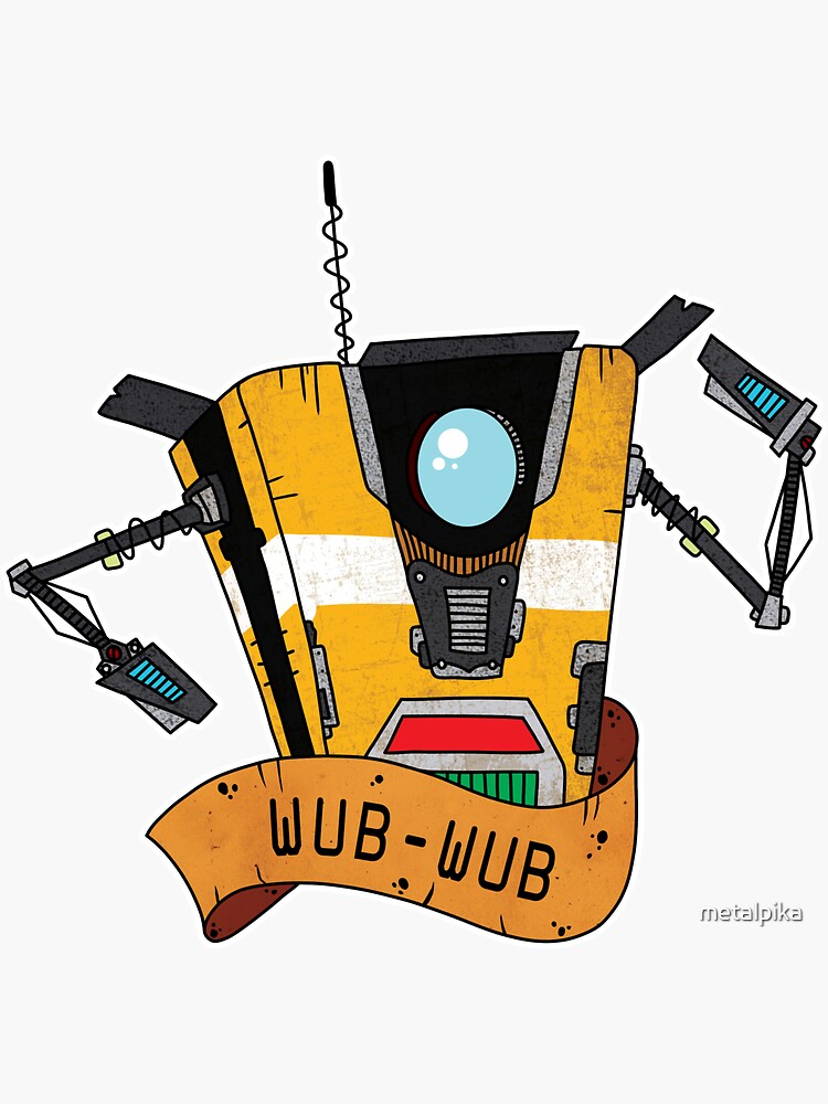 "Wub Wub" Sticker for Sale by metalpika | Redbubble