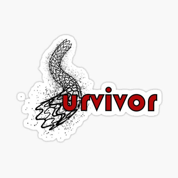 Heart Attack Survivor Stickers | Redbubble