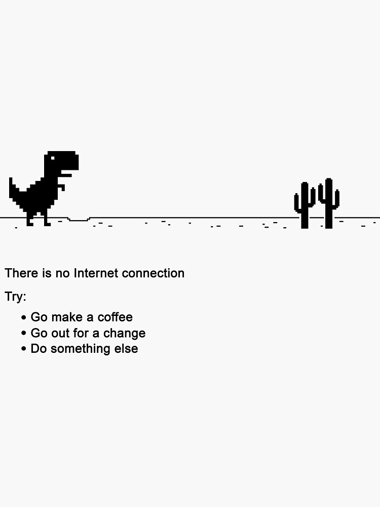 "No Internet Connection" Sticker by PodArt | Redbubble