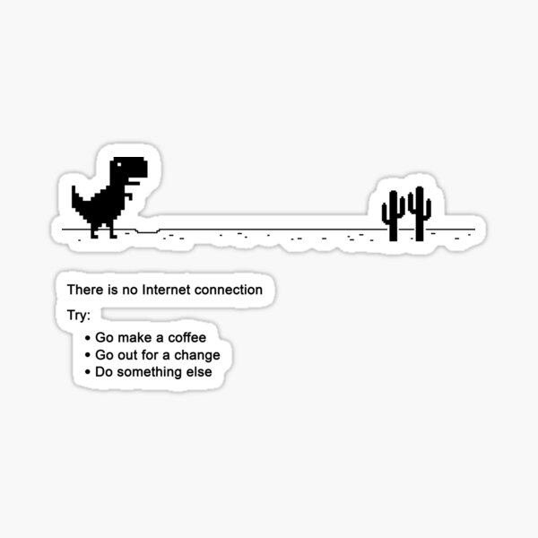 "No Internet Connection" Sticker by PodArt | Redbubble