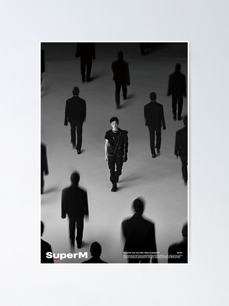 "SUPERM JOPPING MARK" Poster by BGEMPORIUM | Redbubble