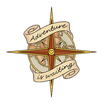 "Adventure Compass" Sticker for Sale by rachels1689 | Redbubble